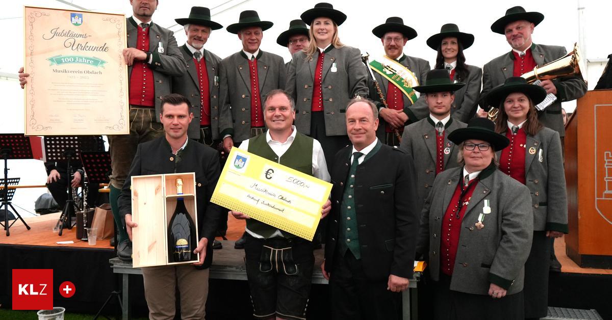 100 Jahre: Großes Bezirksmusiktreffen zum Jubiläum des MV Obdach